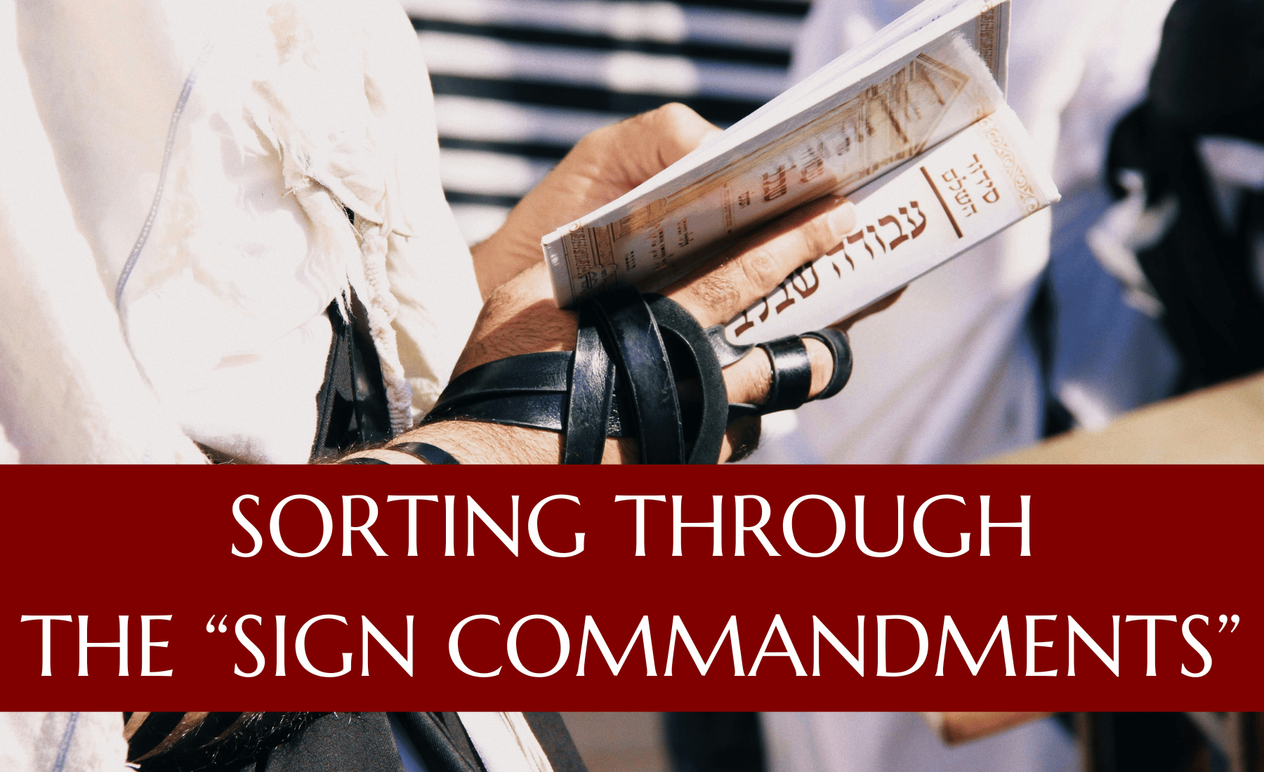 Sorting Through the “Sign Commandments” – February 2025 Outreach Israel ...